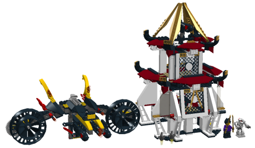 LEGO EXO-FORCE Fight for the Golden Tower 8107