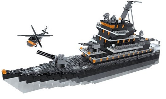MEGA BLOKS Probuilder Carbon Series Battleship 3263