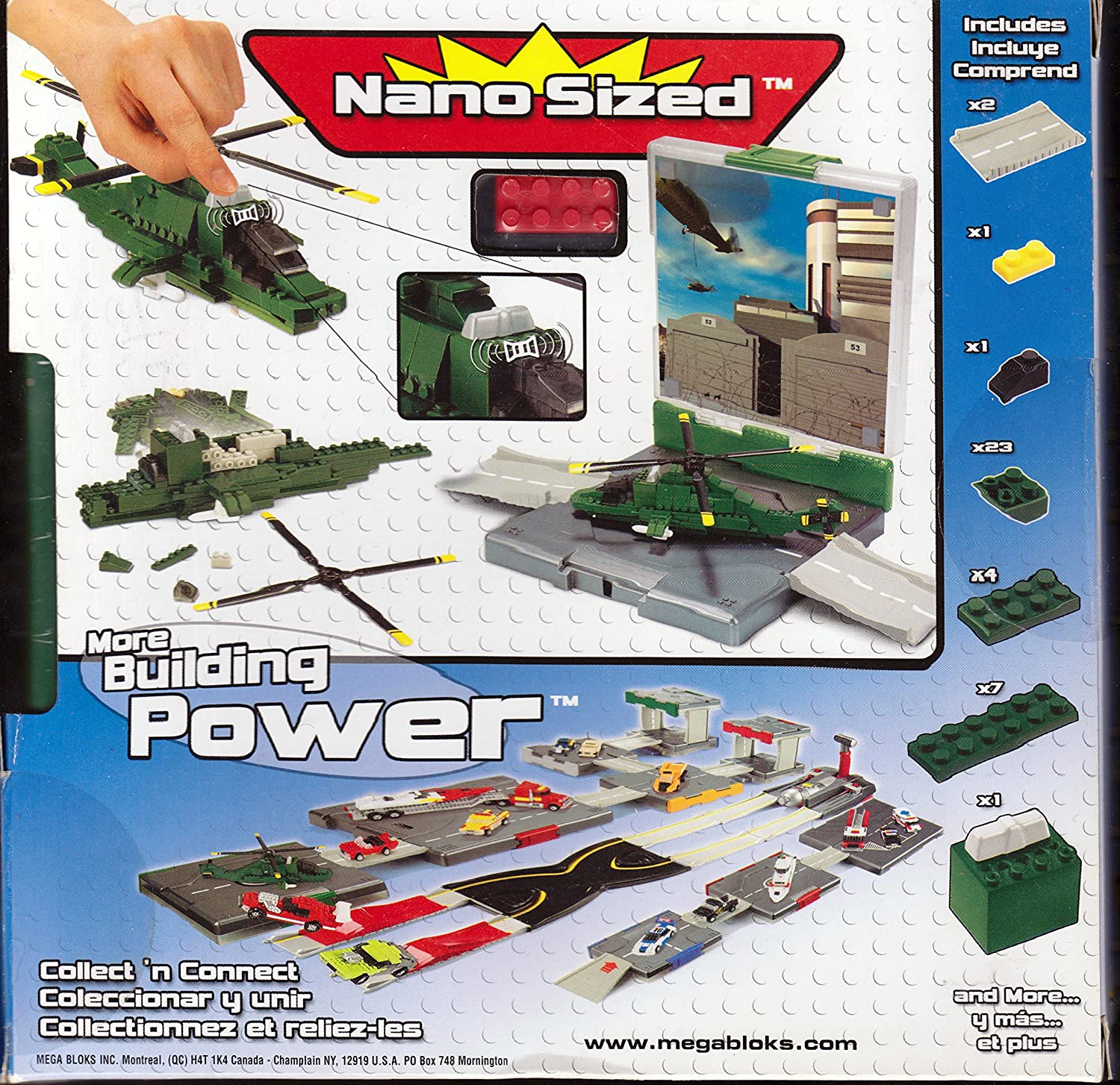 MEGA BLOKS Nano Military Chopper 5951
