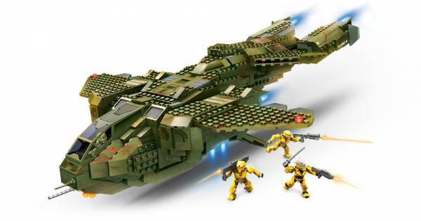 MEGA BLOKS HALO UNSC Pelican Dropship 96824